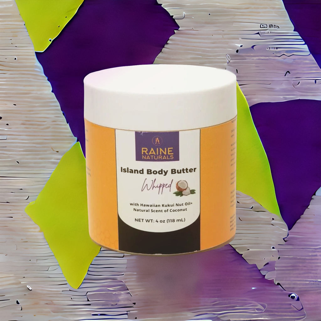 Island Body Butter Whipped (with Kukui Nut& Scent of Coconut) 4 OUNCES ...
